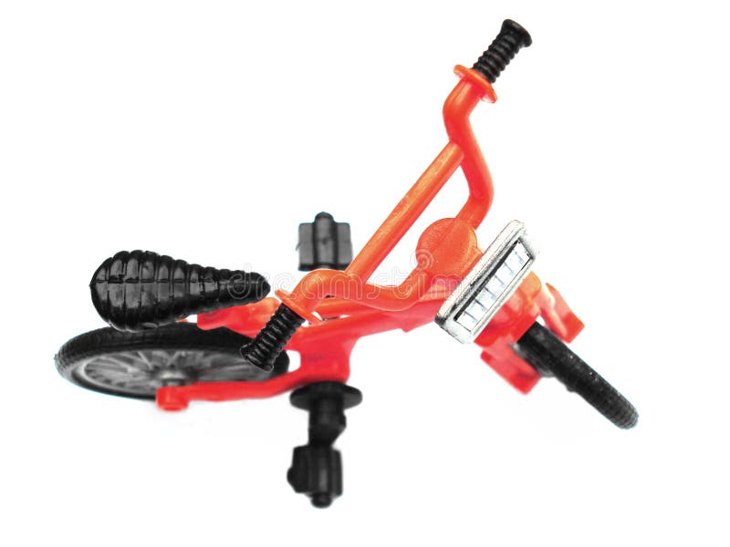 Red Bike stock photo. Image of cycle, push, stylish, scrap - 3326336