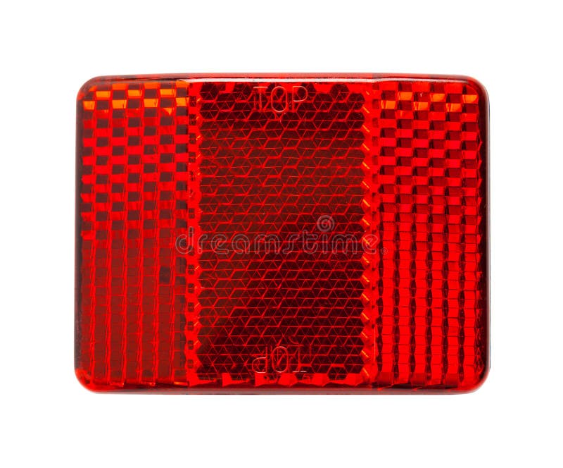 Red Bike Reflector stock image. Image of safety, reflector - 324524567