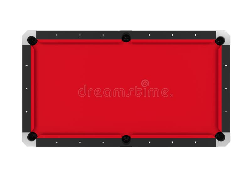 Red Billiard Table stock illustration. Illustration of white - 80946294