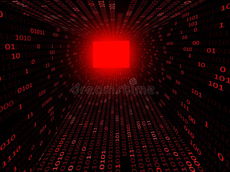 Red Binary Code Futuristic Passage or Corridor. Matrix Binary Code ... Red Binary Code Futuristic Passage or Corridor. Matrix Binary Code ...