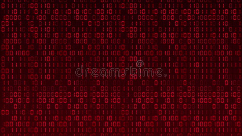Loopable Binary Code Animation from a Perspective Side View Stock Video - Video of animated ...