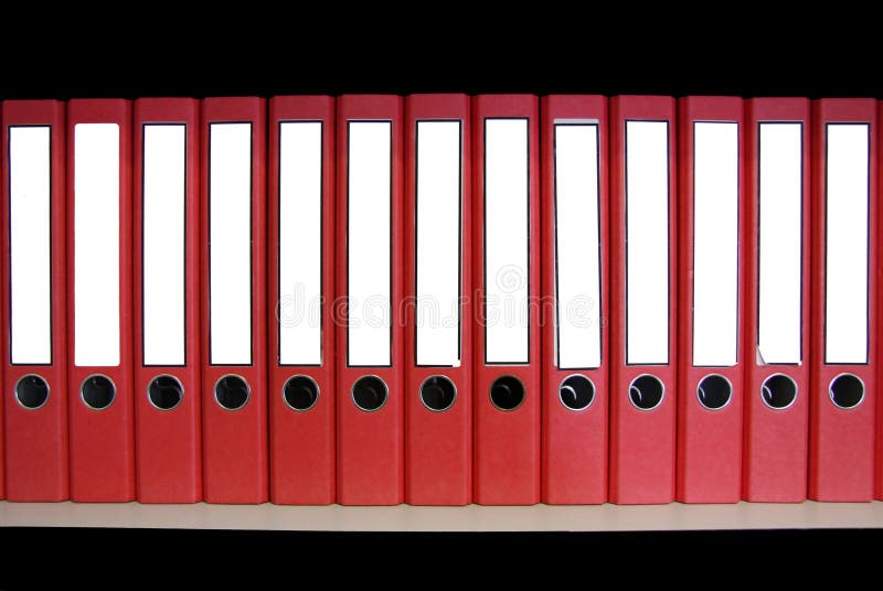 Red binder stock image. Image of rectangle, files, document - 13770391