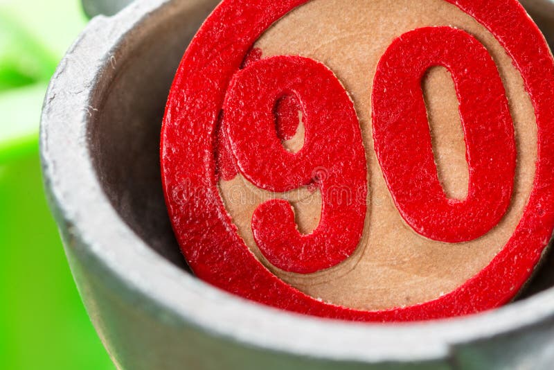 Bingo Number Tray with Balls Stock Photo - Image of cage, motion: 34652294