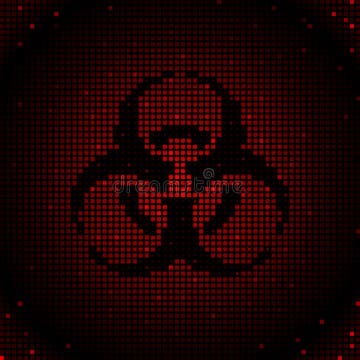 Biohazard Symbol Red Background Stock Illustrations – 2,916 Biohazard ...
