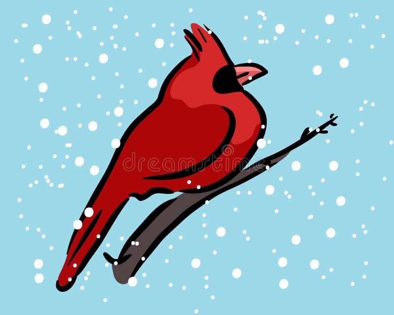 Red bird clip art stock vector. Illustration of sitting - 232468616