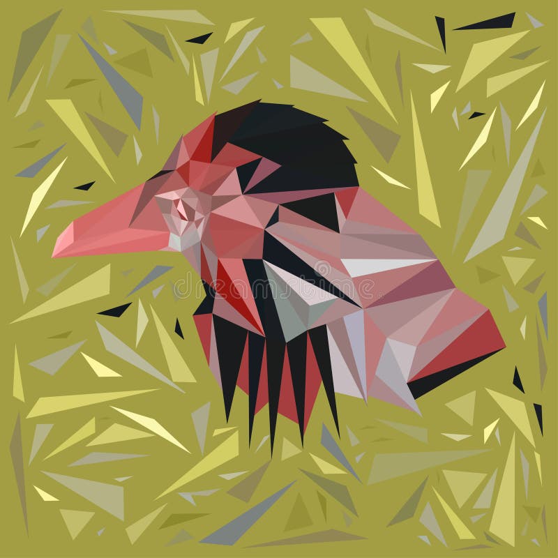 Head of a crow bird vector stock vector. Illustration of circle - 245072593