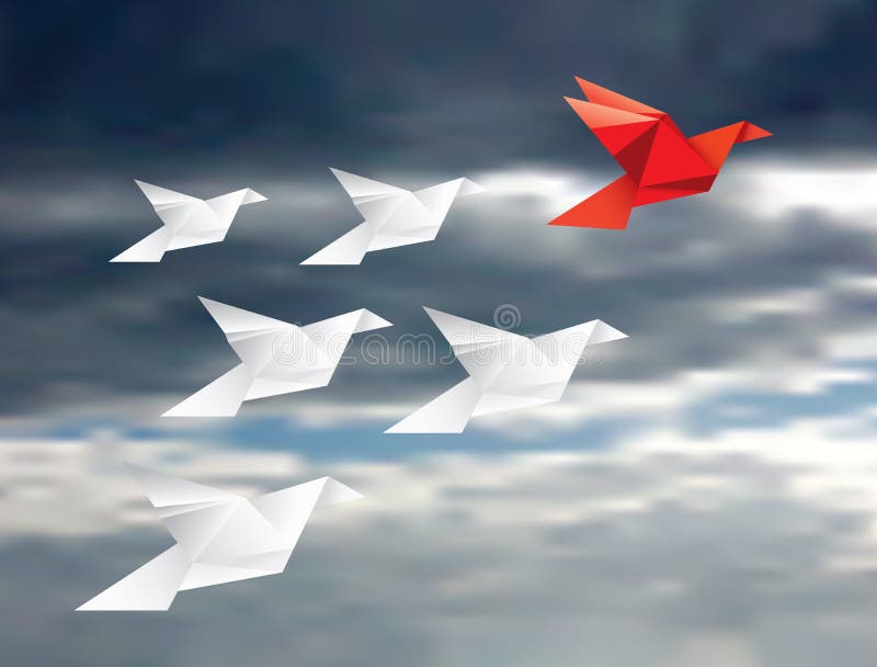 Red bird stock vector. Illustration of heaven, japan - 88920531