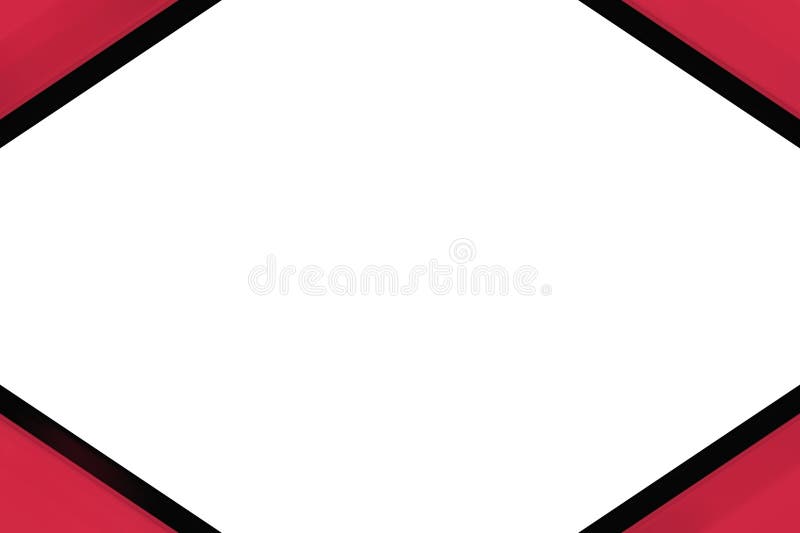 Red and Black Abstract Background with Triangles at 4 Corners with ...