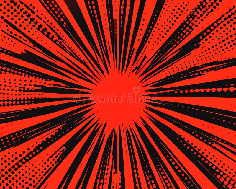 Red Black Abstract Burst Background Illustration Stock Image - Image of ...
