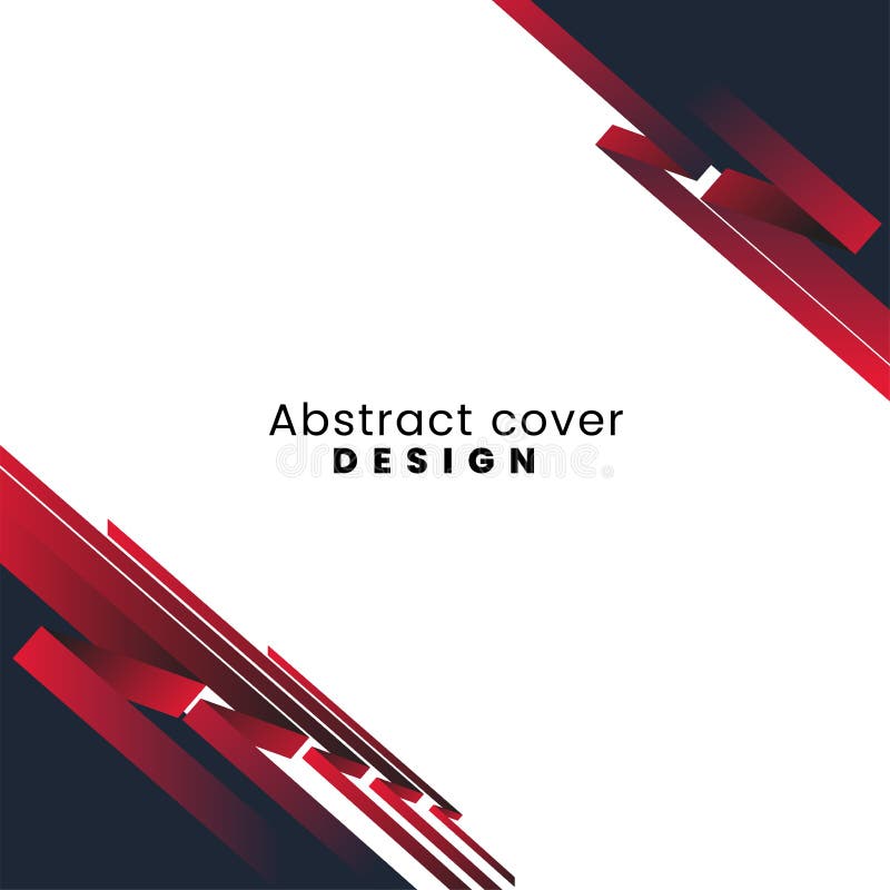 Red and Black Abstract Template Concept Design, Red and Black Shapes ...