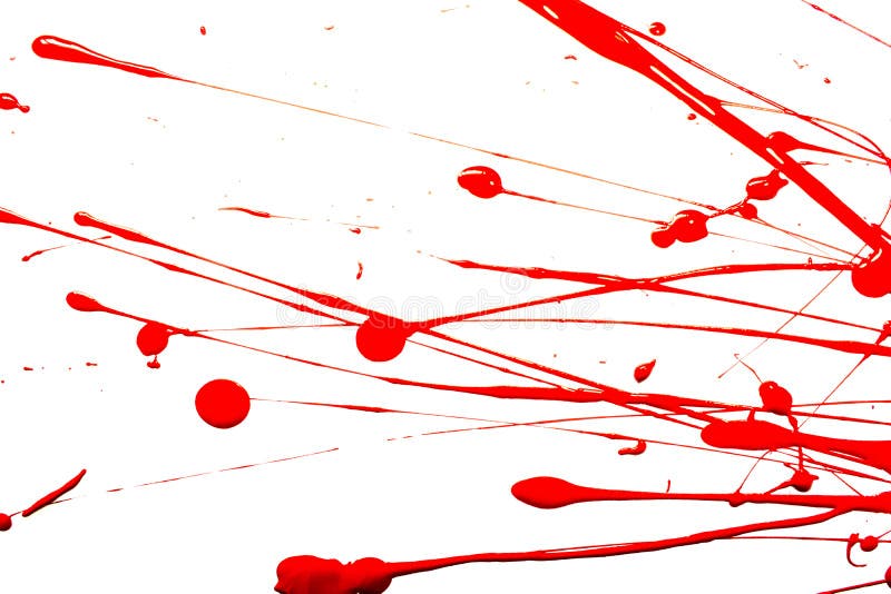 Red and Black Acrylic Paint Splatters and Spots for Background Stock ...