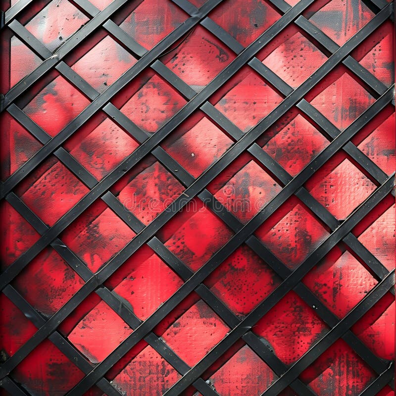 Red and Black Diamond Pattern Background. Generative AI Stock ...