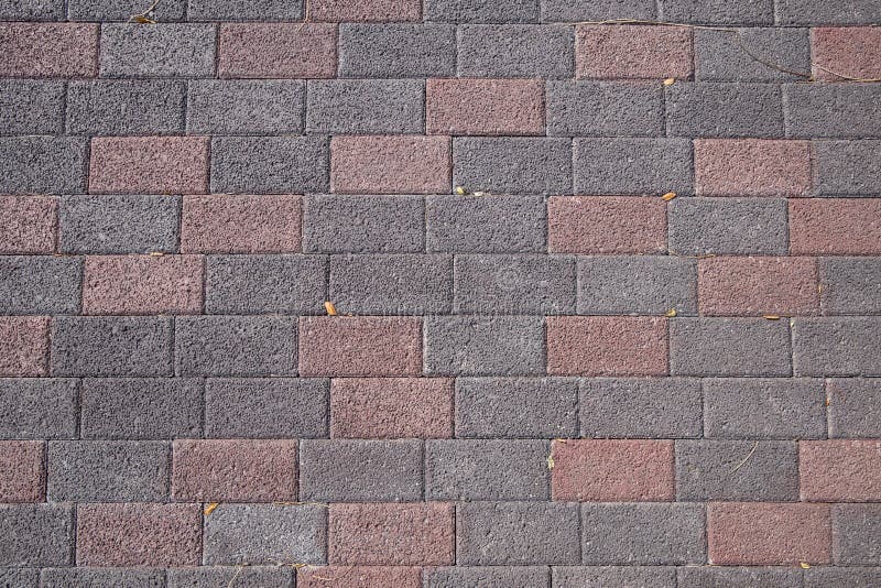 Red, Black Brick Floor for Texture and Background Stock Photo - Image ...