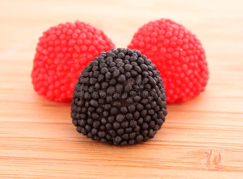 Red and Black Candy Gum Drops Stock Image - Image of negro, sugar: 13506557