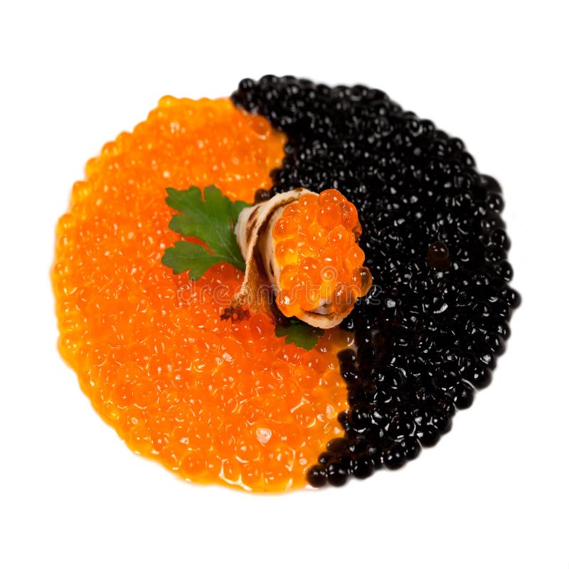 Red and black caviar stock photo. Image of appetizing - 23466090