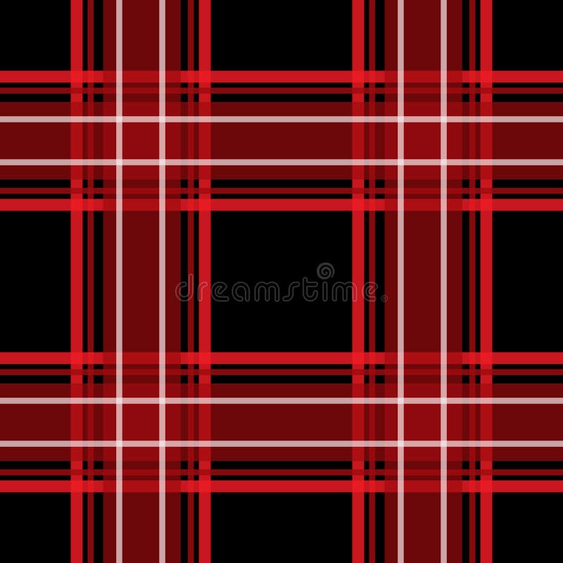 Red and Black Checkered Seamless Pattern Repeat Stock Illustration ...