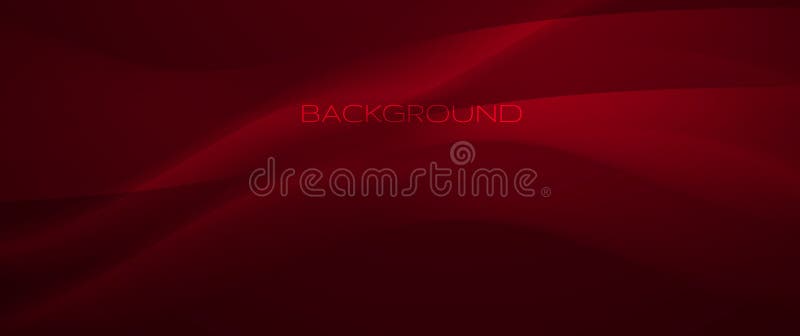 Abstract, Red - Black Color Background, Luxury Wave Flow Line Pattern ...