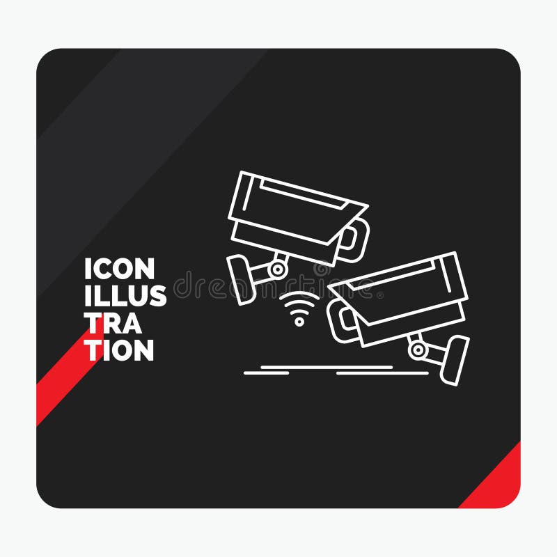 Security Camera Red Wall Background Stock Illustrations – 120 Security ...