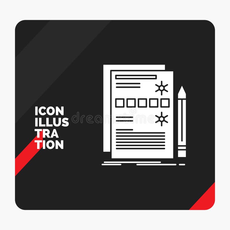 Red and Black Creative Presentation Background for Component, Data ...