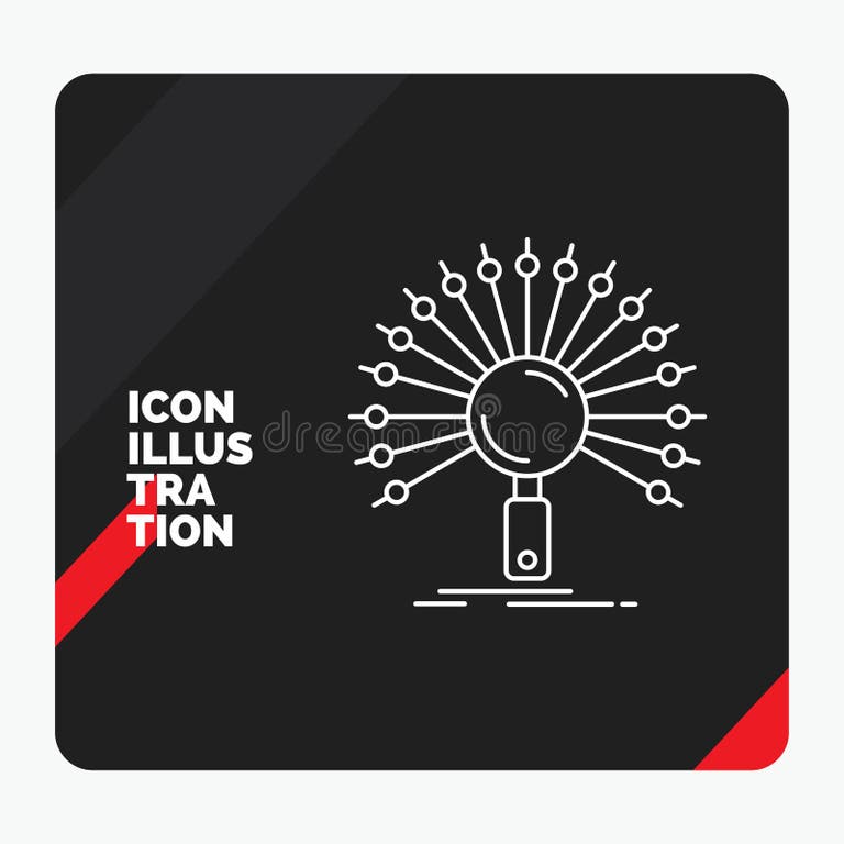 Red and Black Creative Presentation Background for Data, Information ...