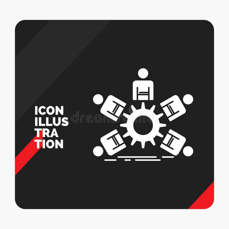 Red and Black Creative Presentation Background for Team, Group ...