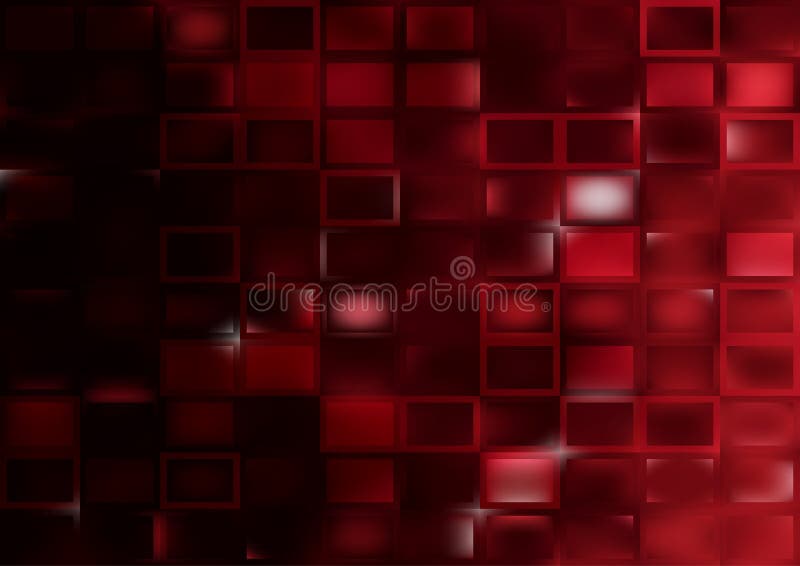 Red and Black Cube Background Stock Vector - Illustration of rhombus ...