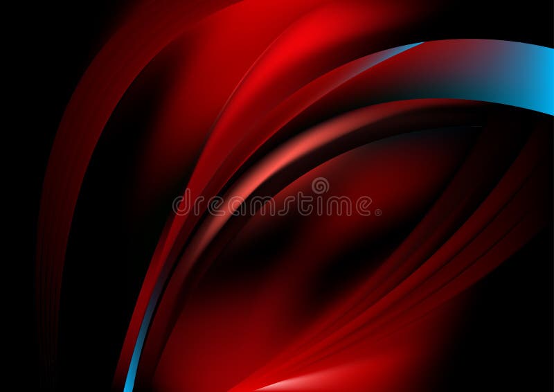 Red Black Digital Background Vector Illustration Design Stock Vector ...