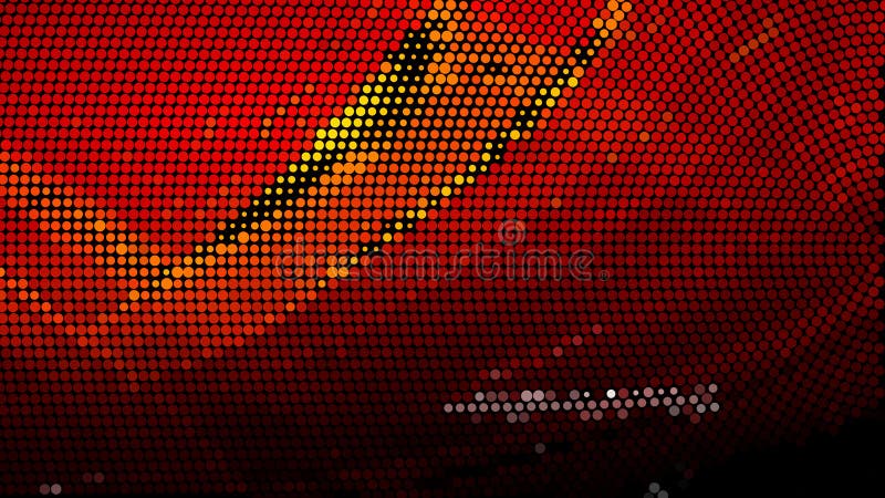 Red And Black Dot Background Graphic Stock Vector - Illustration of ...