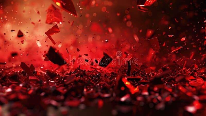 Red and Black Explosion AIG535 Stock Photo - Image of handout, extend ...