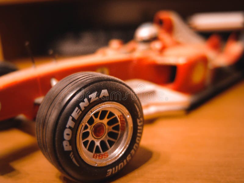 Formula 1 Model Front Right Wheel Macro Shot Editorial Stock Image ...