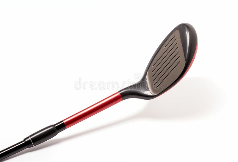 Red and Black Golf Club with Modern Design Isolated on White Background ...