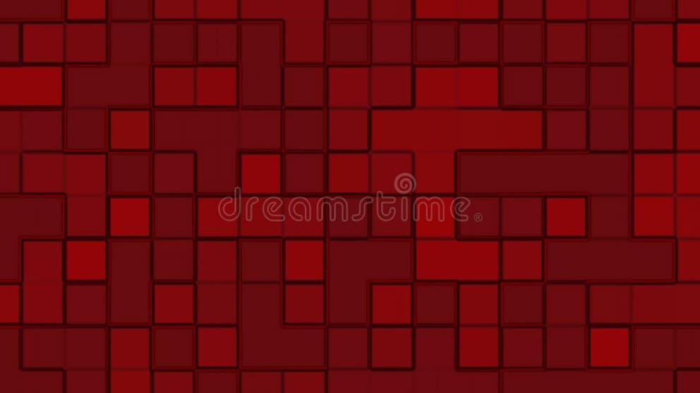 Red and Black Grid Abstract Background with Dark Square Geometric ...