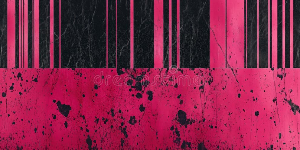 Red and Black Grunge Barcode Texture Stock Photo - Image of stone ...