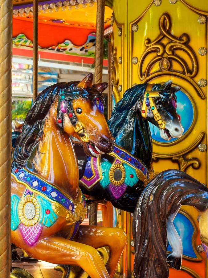 449 Black Horse Carousel Stock Photos - Free & Royalty-Free Stock ...