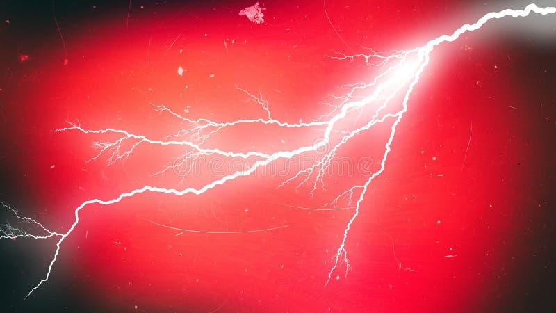 Red and Black Lightning Background Stock Illustration - Illustration of ...