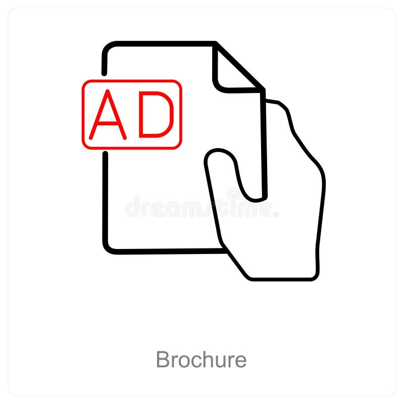 Brochure stock vector. Illustration of brochure, marketing - 338933660