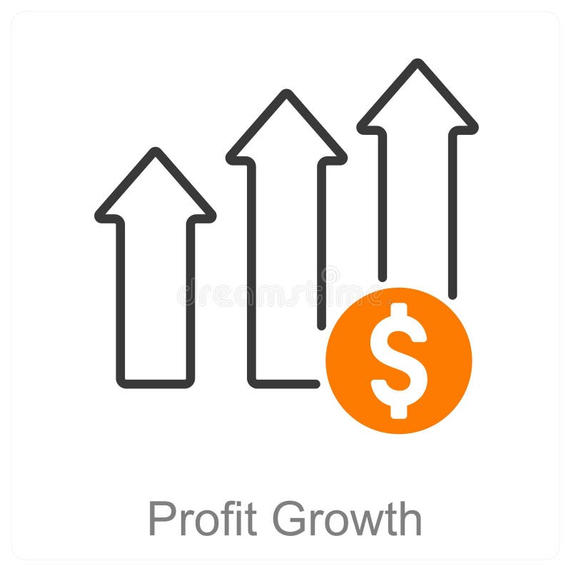 Profit Growth stock vector. Illustration of profit, expansion - 339900275