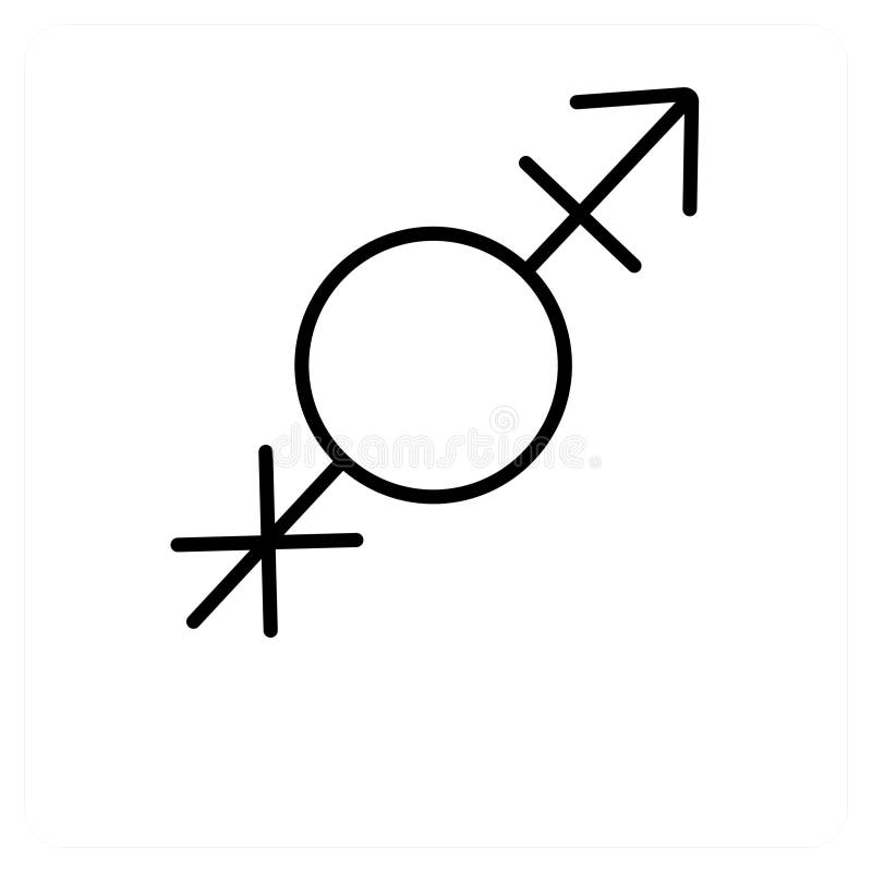 Female stock vector. Illustration of male, womens, icon - 338775706