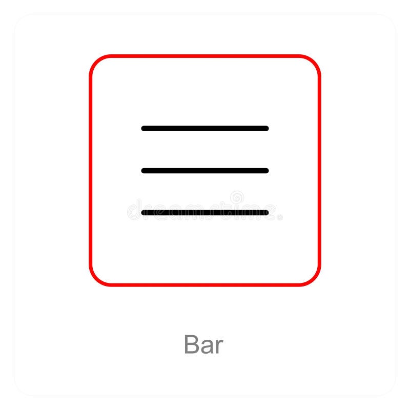Bar menus stock vector. Illustration of icon, bars, hamburger - 340054081
