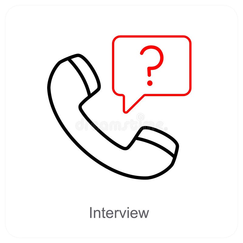 Interview stock vector. Illustration of survey, phone - 339064588