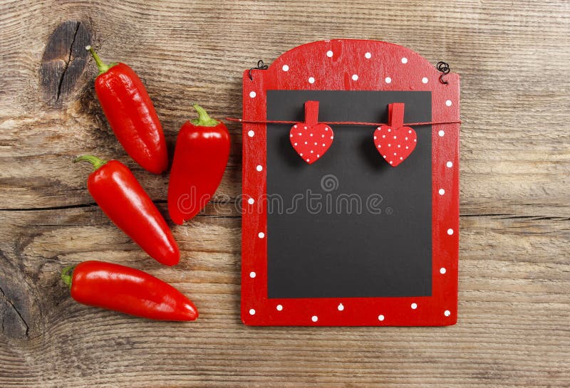 Red and Black Memo Board with Clothes Pegs in Heart Shape Stock Photo ...