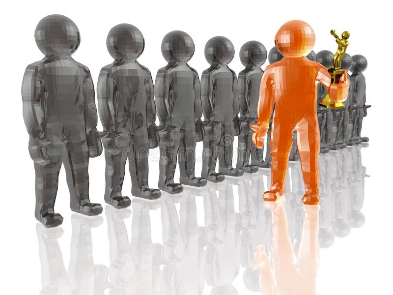 Red and black men stock illustration. Illustration of element - 25099406