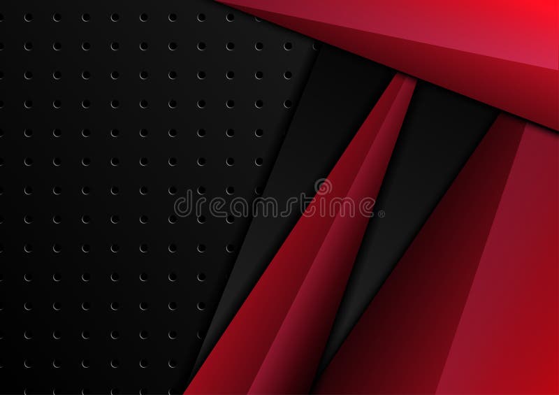 Red and Black Metal Industry Background Stock Vector - Illustration of ...