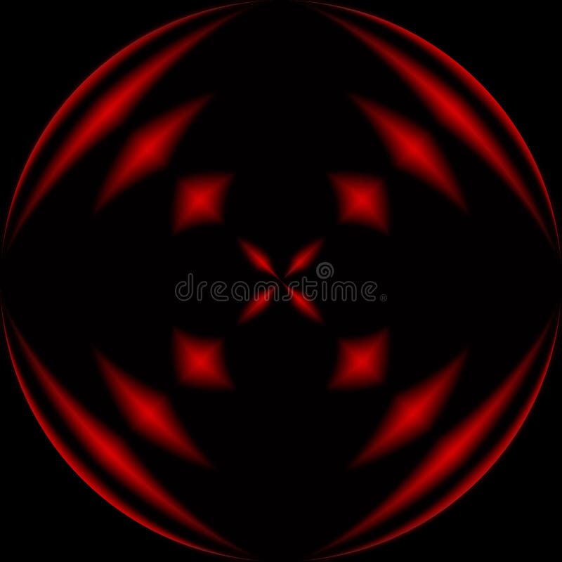 Red and Black Orb stock illustration. Illustration of diamond - 419811
