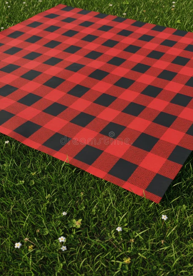 Red Black Plaid Blanket Green Grass Stock Photos - Free & Royalty-Free ...