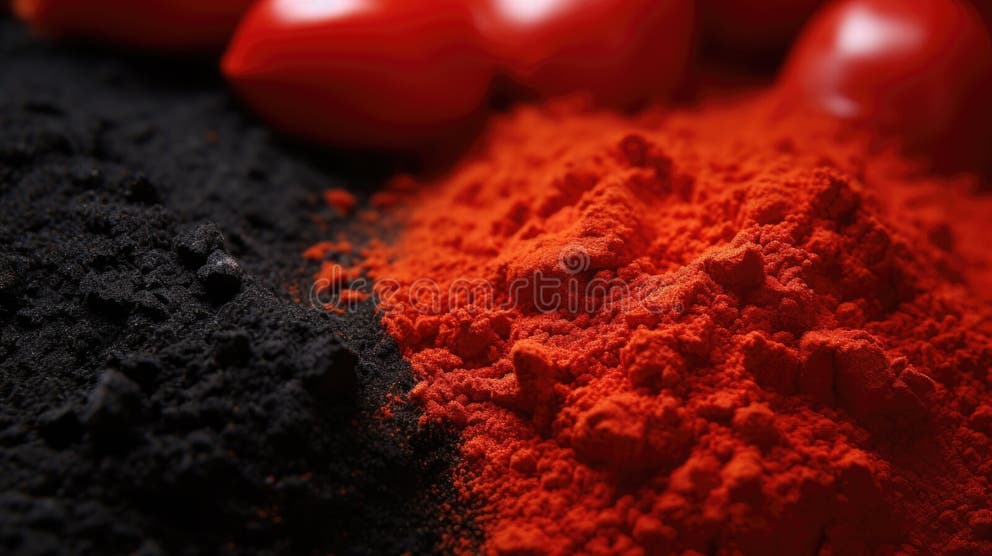 Red and Black Powder stock illustration. Illustration of bright - 365183431
