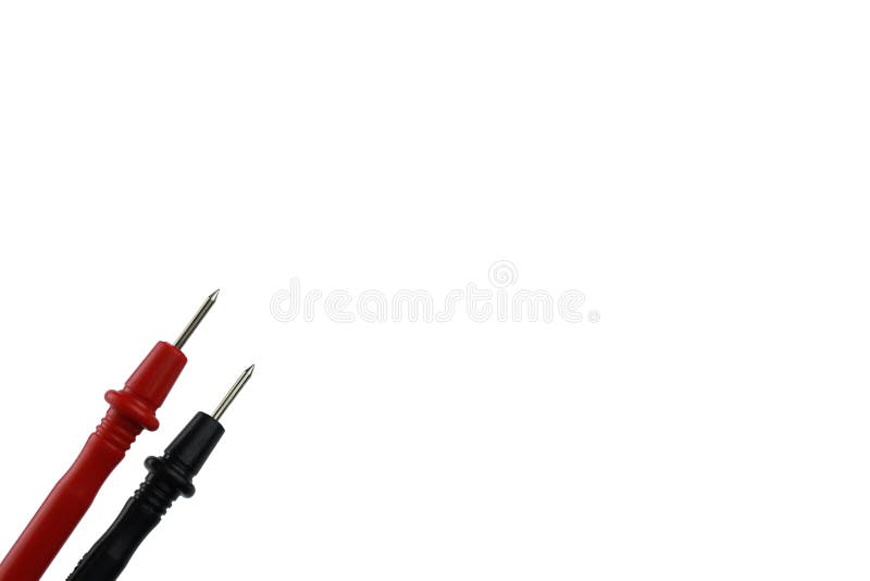 Red and Black Probe stock image. Image of multimeter - 18545771