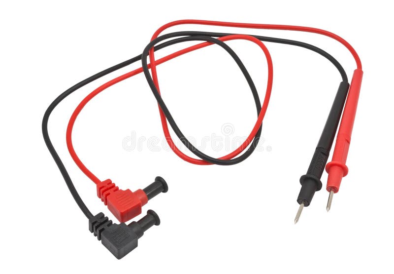 Multimeter Probes Examining a Computer Circuit Board Stock Photo ...