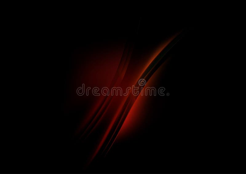 Red and Black Shiny Wave Background Vector Graphic Stock Vector ...