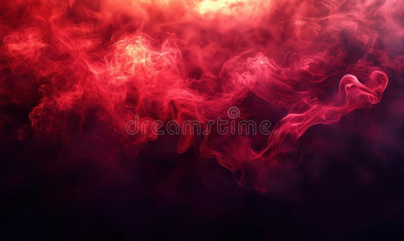 Red and Black Smoke Abstract Background with Swirling Patterns and ...